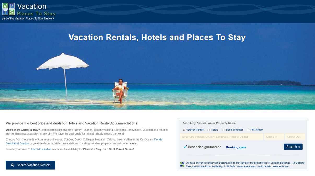 Vacation Places To Stay, Hotels, Vacation Rentals & More